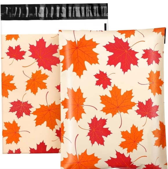unknown | Office | 5 Ct 1x13 Poly Mailers Maple Leaves With Self ...
